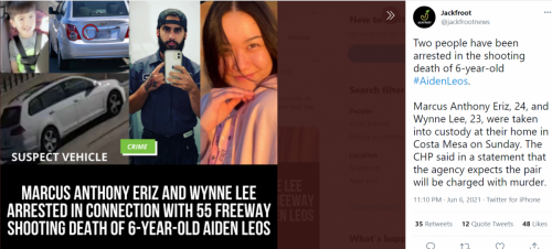 Road Rage accused California couple-Marcus Eriz and Wynne Lee who ...