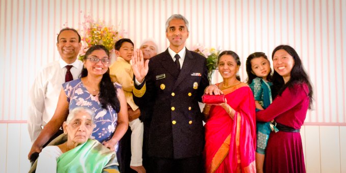 Surgeon General Vivek Murthy urges Americans to get vaccinated, reveals ...