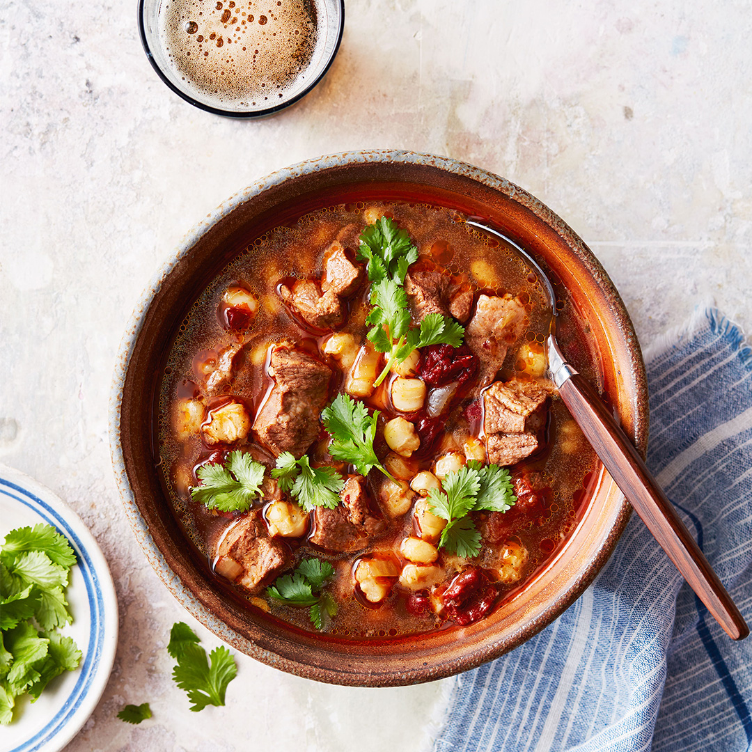 Pork and Hominy Stew (Posole) - CWEB
