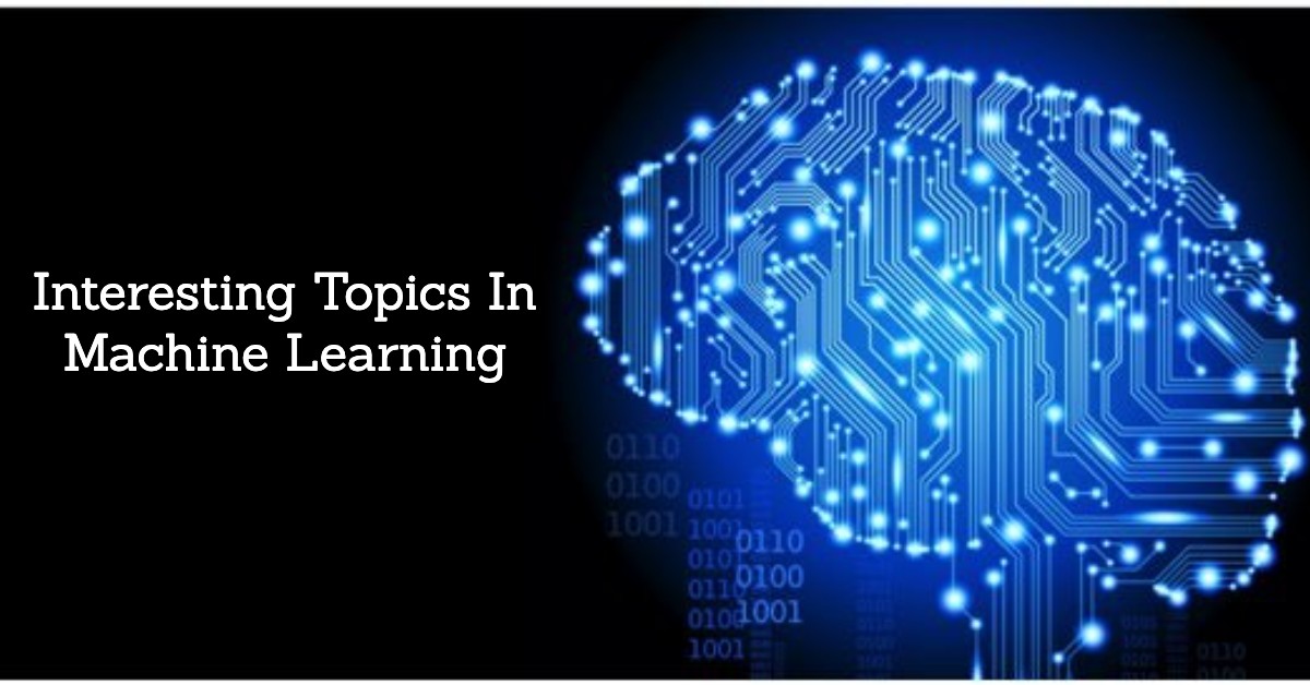 What are the important topics in Machine Learning? - CWEB