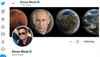 Elon Musk Changes his Twitter Name to 'Elona' in challenge to Vladimir ...