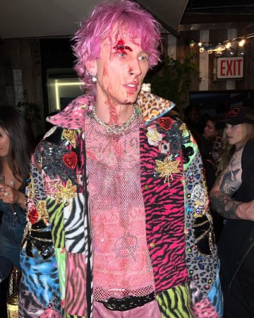 Celebrity Machine Gun Kelly Gives ‘Bloody’ After-Party Performance and ...