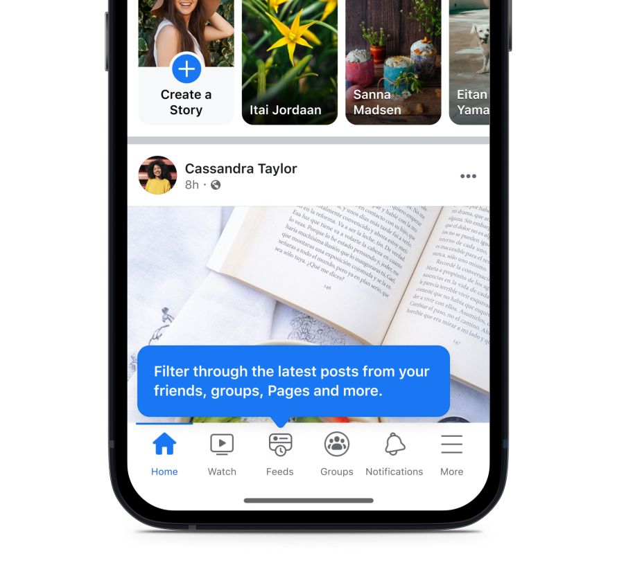 Today Your Facebook Home Page Gets a New Design - CWEB
