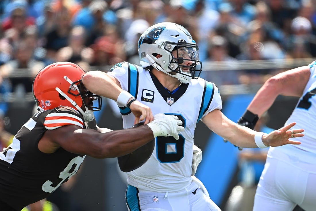 NFL News: NFL roundup: Browns spoil old pal Baker Mayfield's Panthers ...