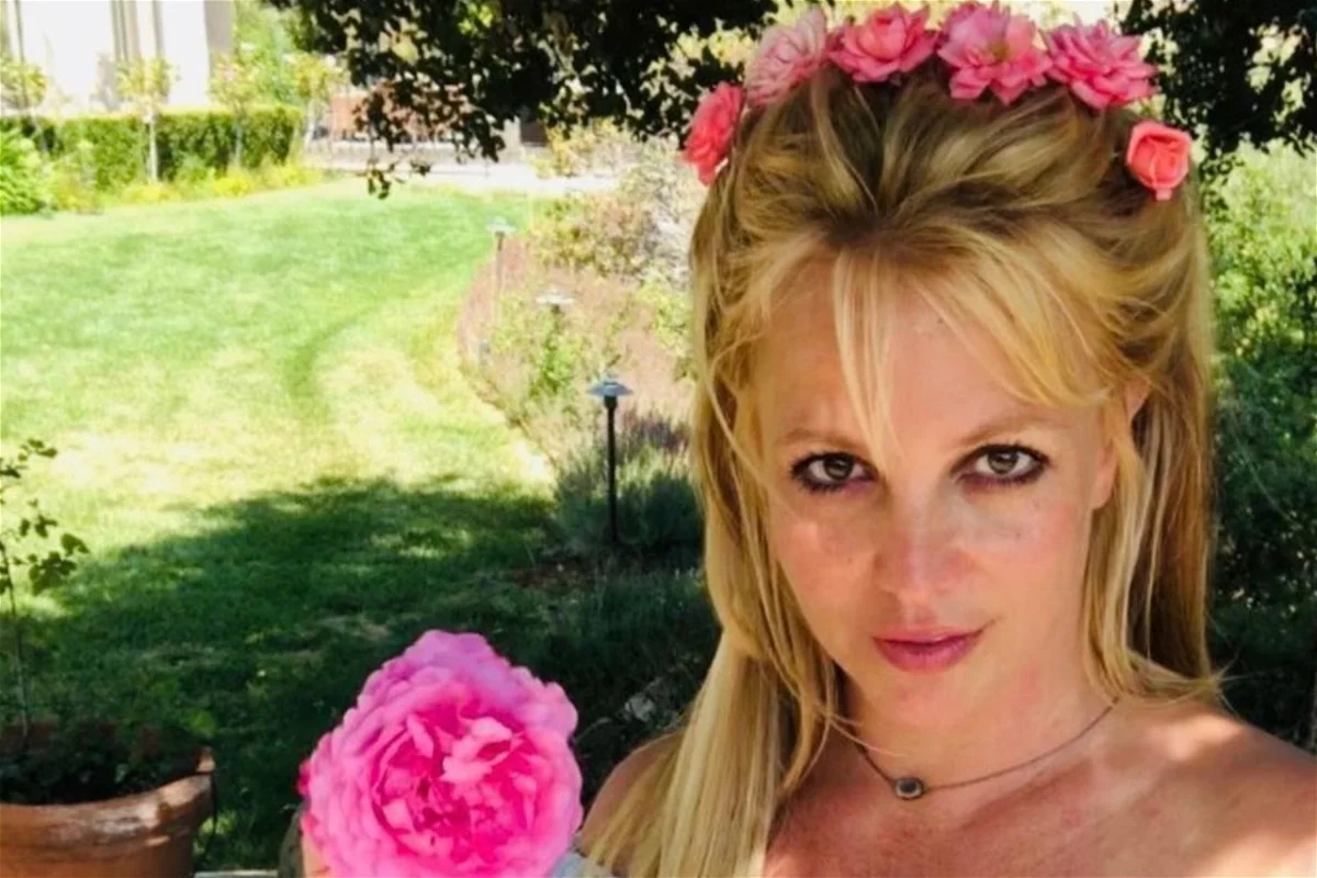 Watch Celebrity Britney Spears Shares Video In Silk Nightgown With
