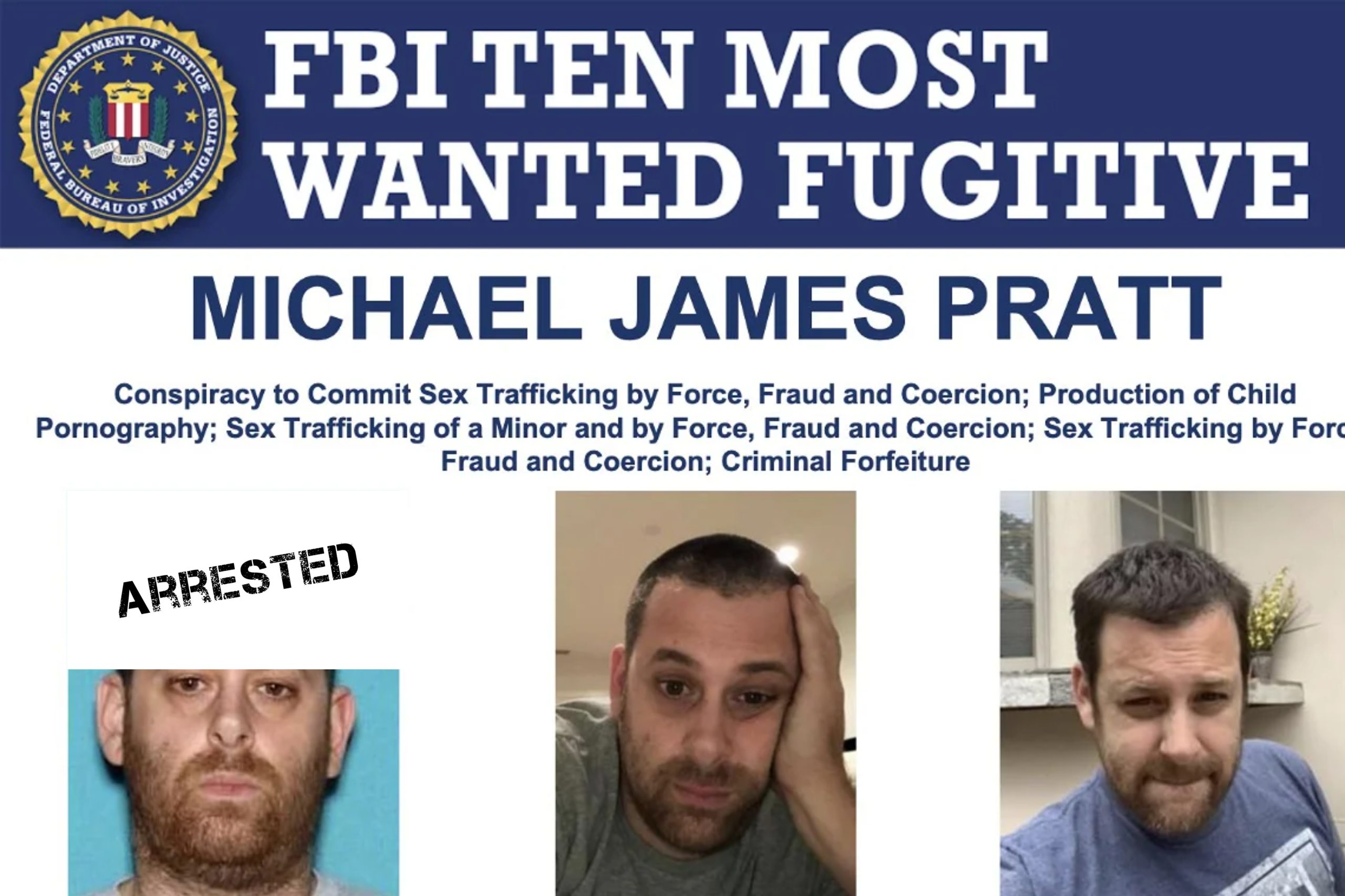 Breaking News Watch: Michael James Pratt Fugitive from GirlsDoPorn ...