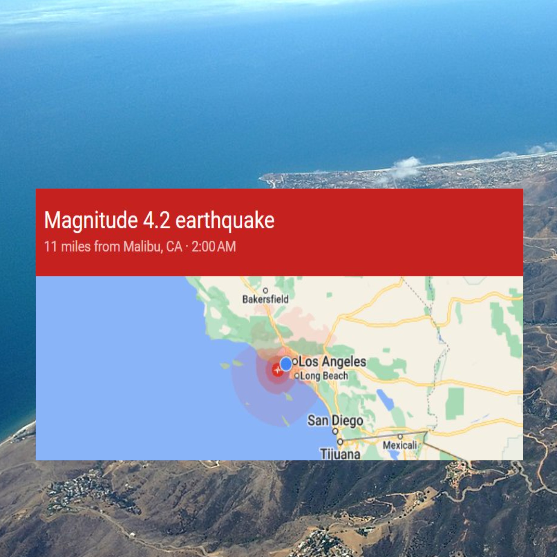 Video: A 4.2 magnitude earthquake rocks southern California with a ...