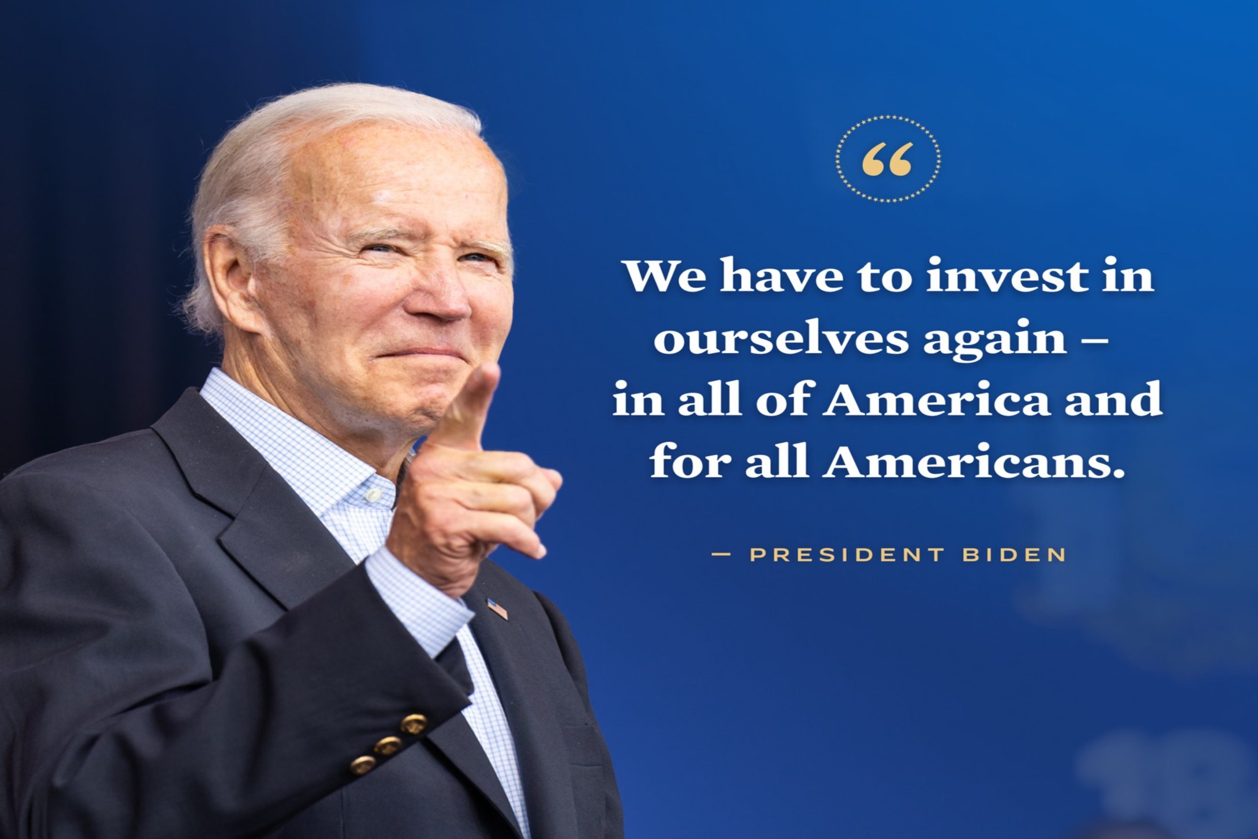 View President Joe Biden As He Celebrates Record Breaking Job Creation ...