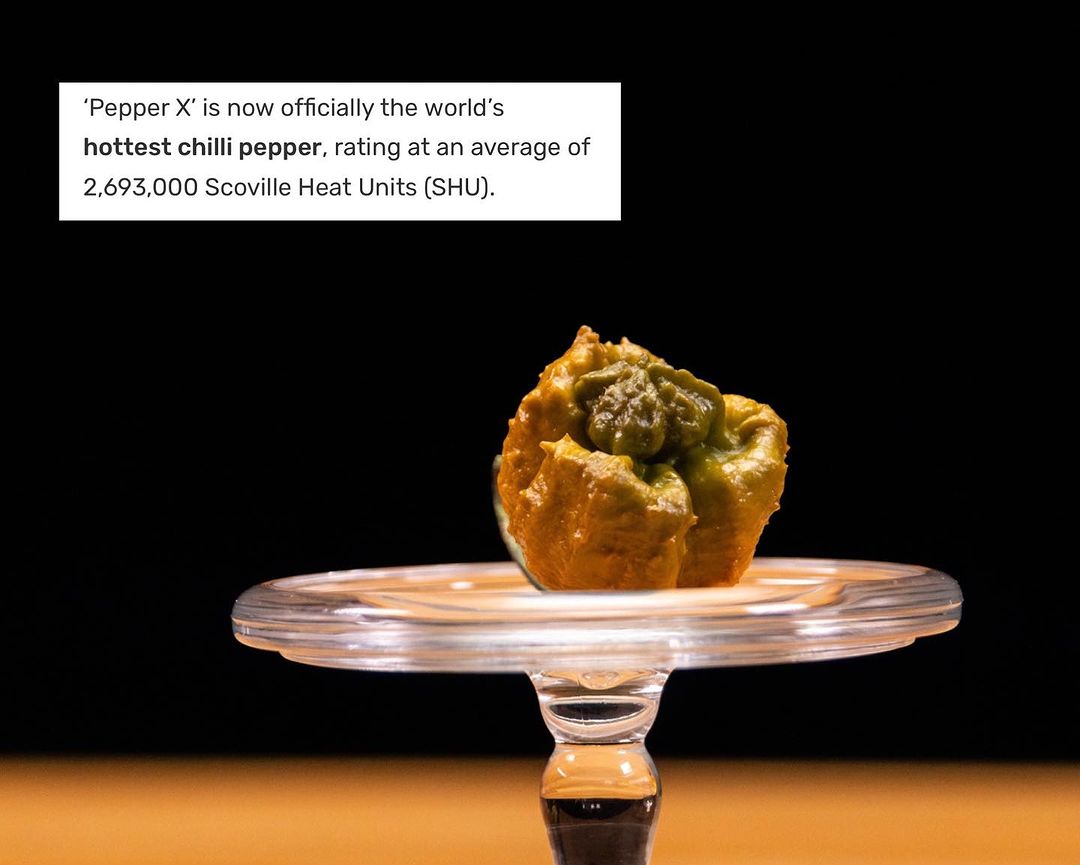 Pepper X, is 3 times spicier than its predecessor- now recorded as the ...
