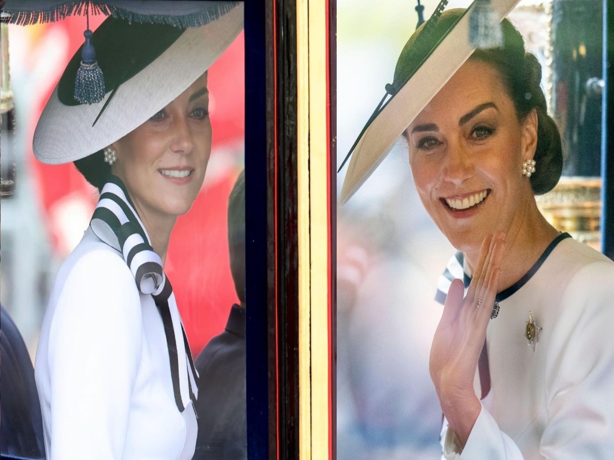 Watch Princess Kate attends Trooping of Colour, joins King Charles ...